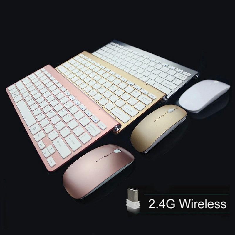 [SG Local Seller] Mini Keyboard Mouse Combo Set 2.4G Wireless Ultra ...