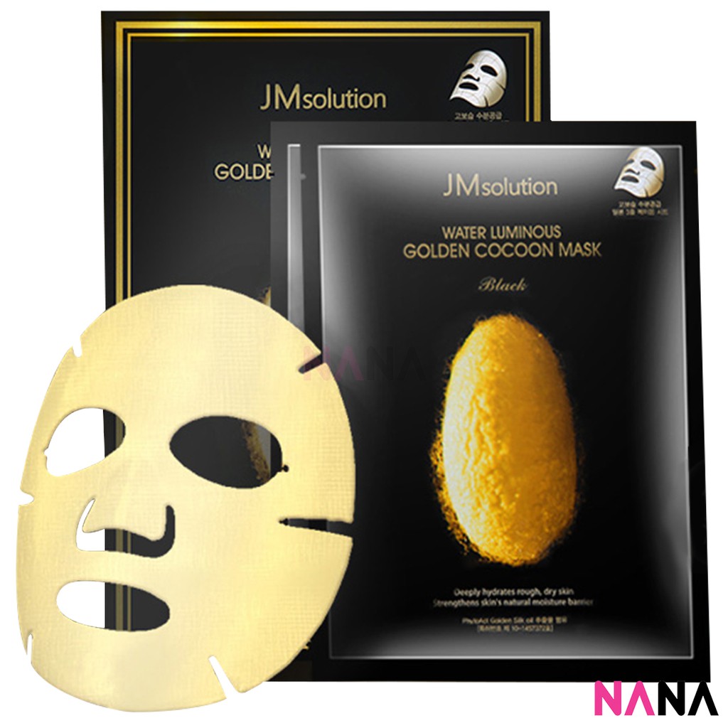 JM Solution Water Luminous Golden Cocoon Mask (10 Sheets) | Shopee ...