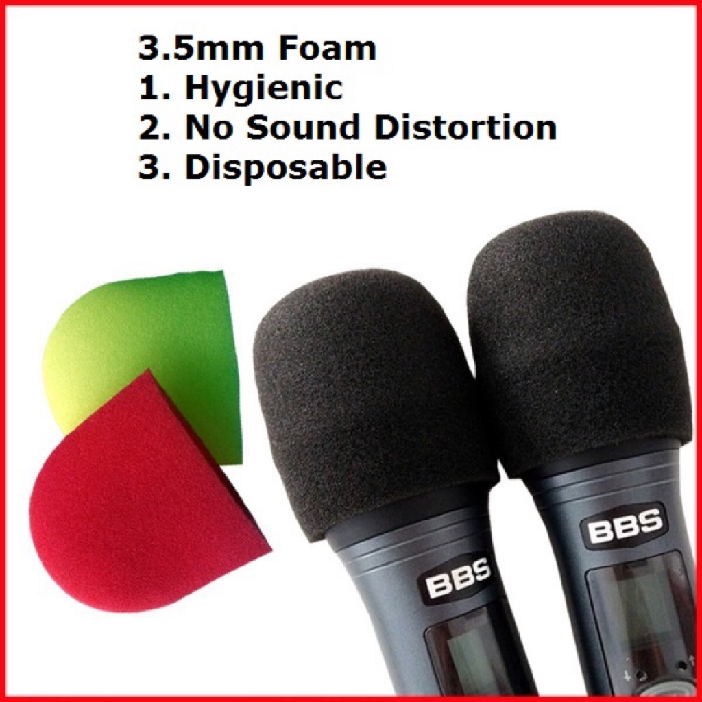 Microphone foam cover Hygiene Protection | Shopee Singapore