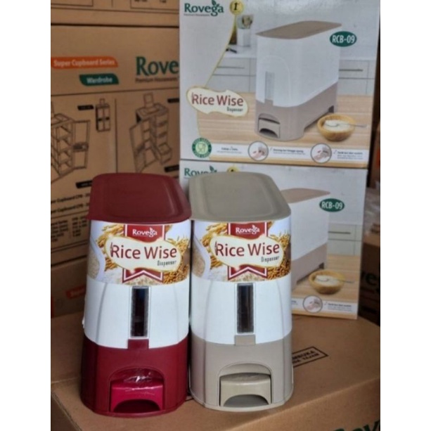 Rice wise rice dispenser/ rice dispenser RCB 10kg And 5kg | Shopee ...