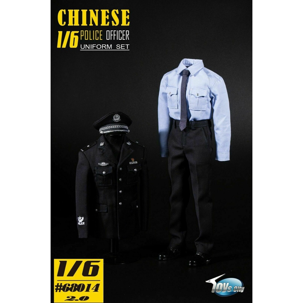 TOYSCITY TGC-68014 1:6 Scale Chinese Police Officer Uniform Clothes F ...