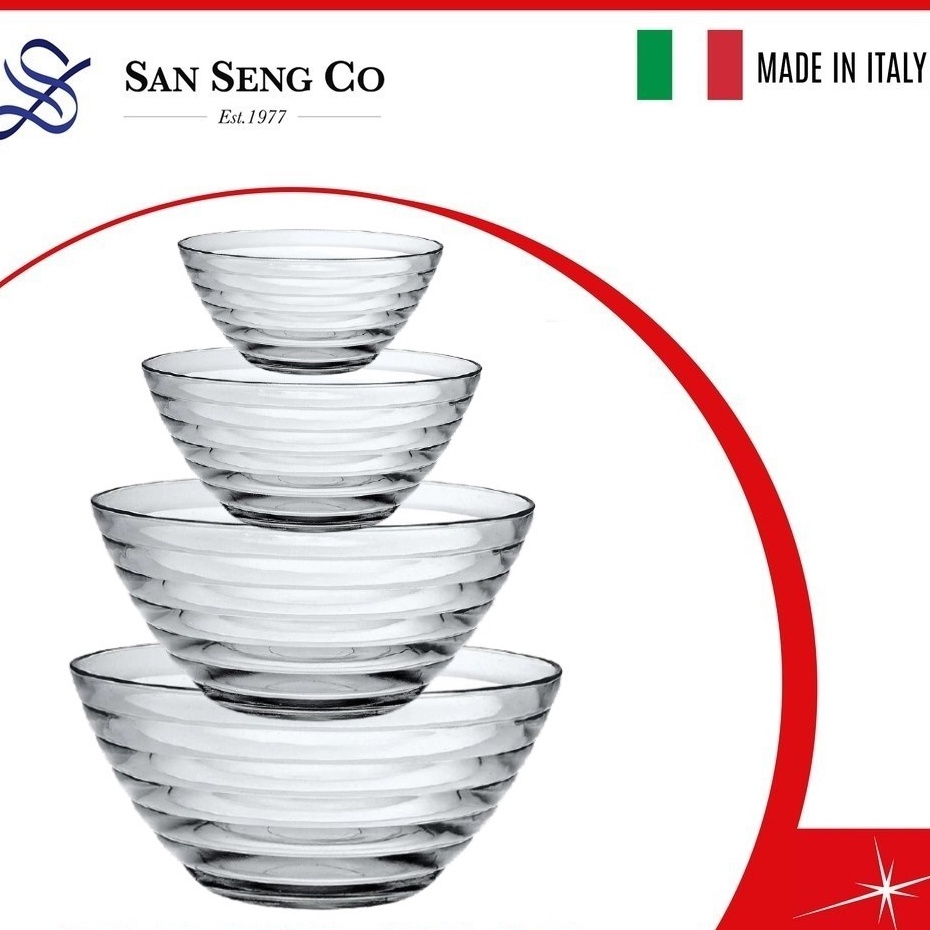 San Seng Bormioli Rocco Viva Insalatiera Tempered Glass Mixing/Salad ...