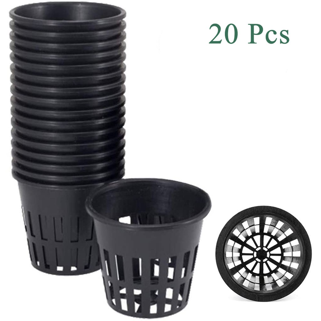 20 Packs 3 Inch Heavy Duty Filter Plant Net Pot Bucket Basket for ...