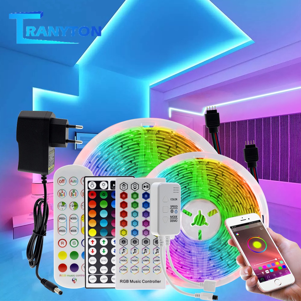 Smart Led Light Strip 5050 5m/10m/20m/30m Flexible RGB LED Strip ...