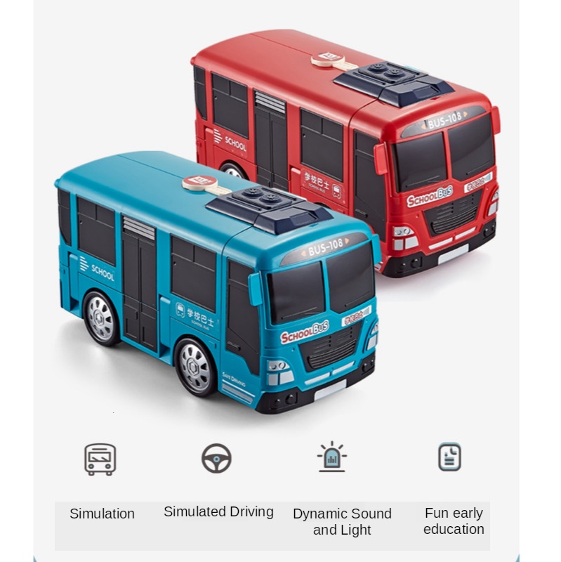 Children Simulation Driving Toy Steering Wheel Toy Multifunctional Car ...