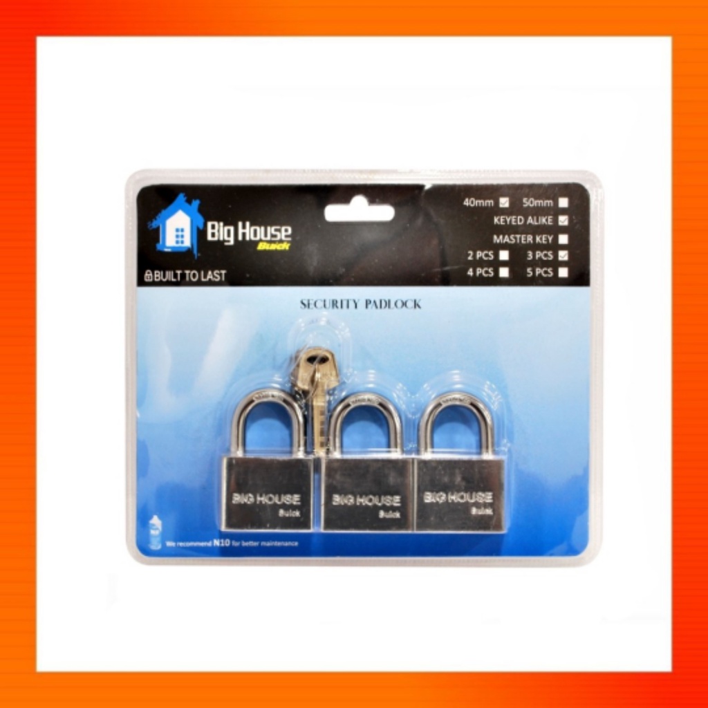 Big HOUSE SECURITY PADLOCK HOUSE S324 LOCK SHACKLE Mango Motorcycle ...