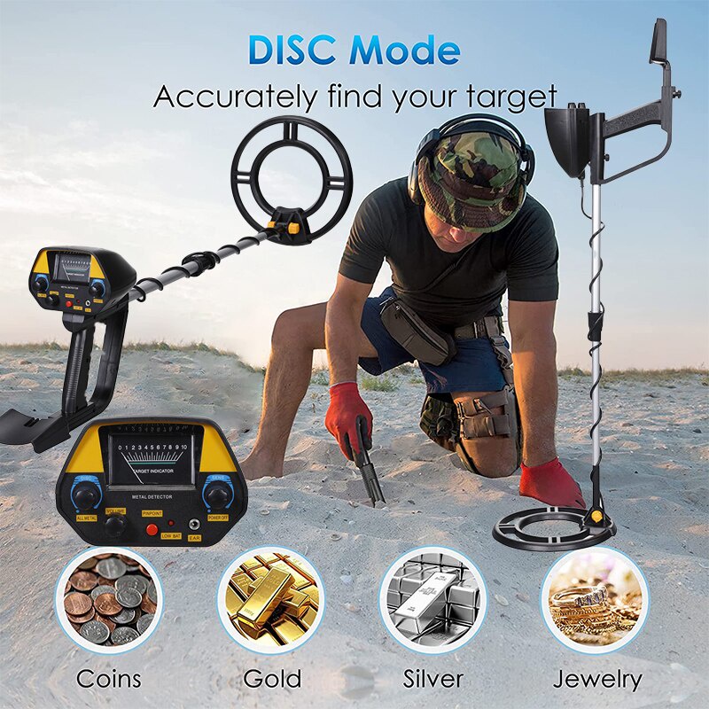 MD940 Professional Underground Metal Detector Search Pinpointer Gold ...