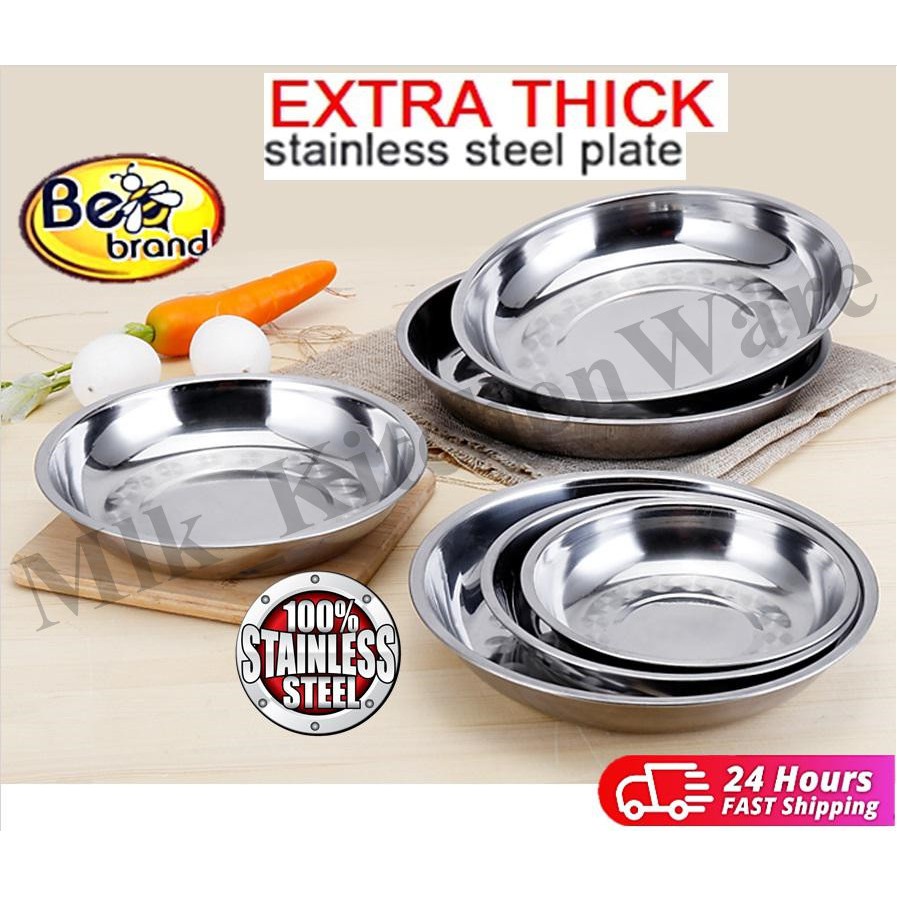 MLK Extra Thick Stainless Steel Plate/ High Quality Plate/ Pinggan ...