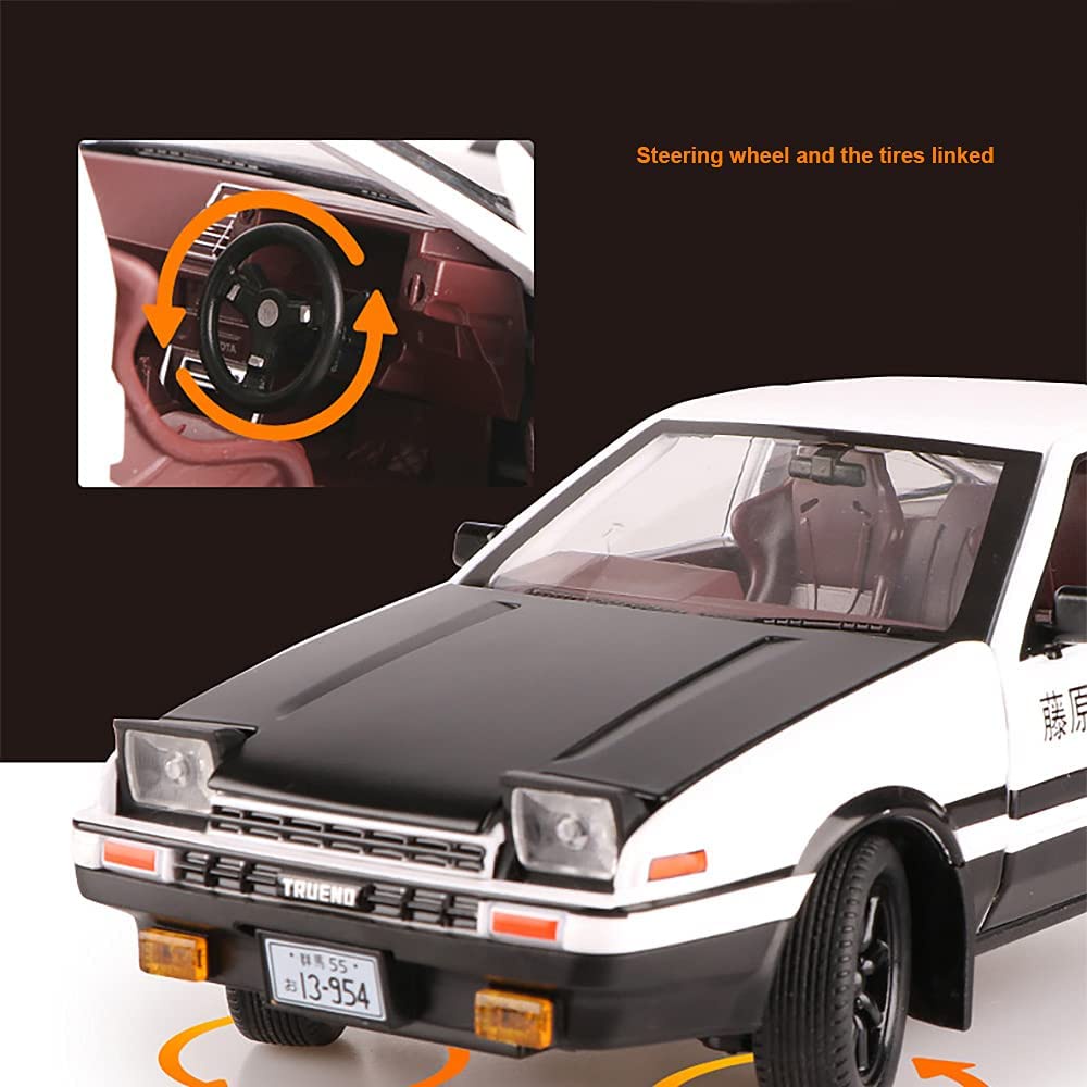 Initial D Toyota AE86 Alloy Diecast Car Model Pull Back Car Toys ...