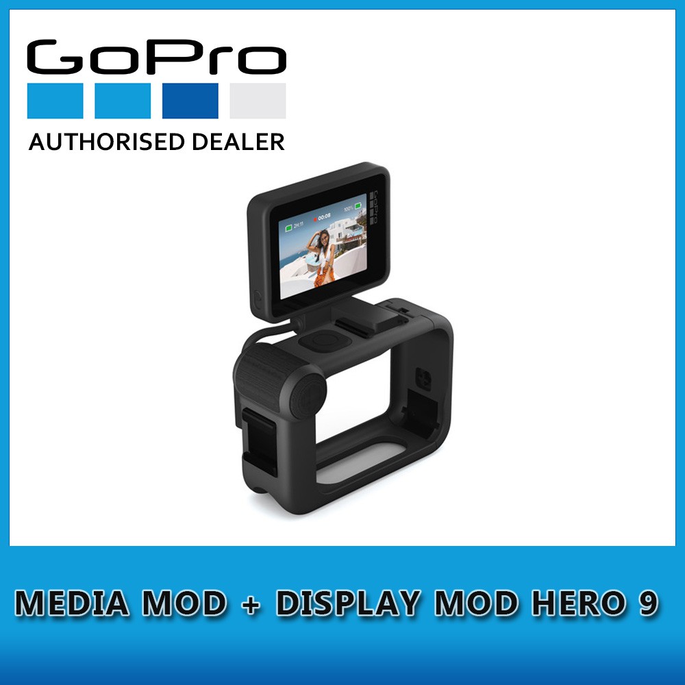GoPro Media Mod and Display Mod for HERO 9 / HERO 10 / HERO 11 Camera | Shopee Singapore