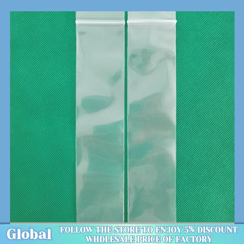 【in Stock】6*50 Lengthened Envelope Bag Thin Ziplock Bag Transparent Pe ...