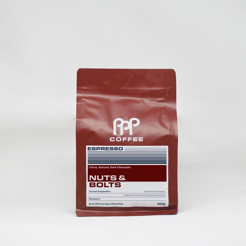 PPP Coffee Nuts & Bolts Espresso Blend - Whole Beans | Shopee Singapore