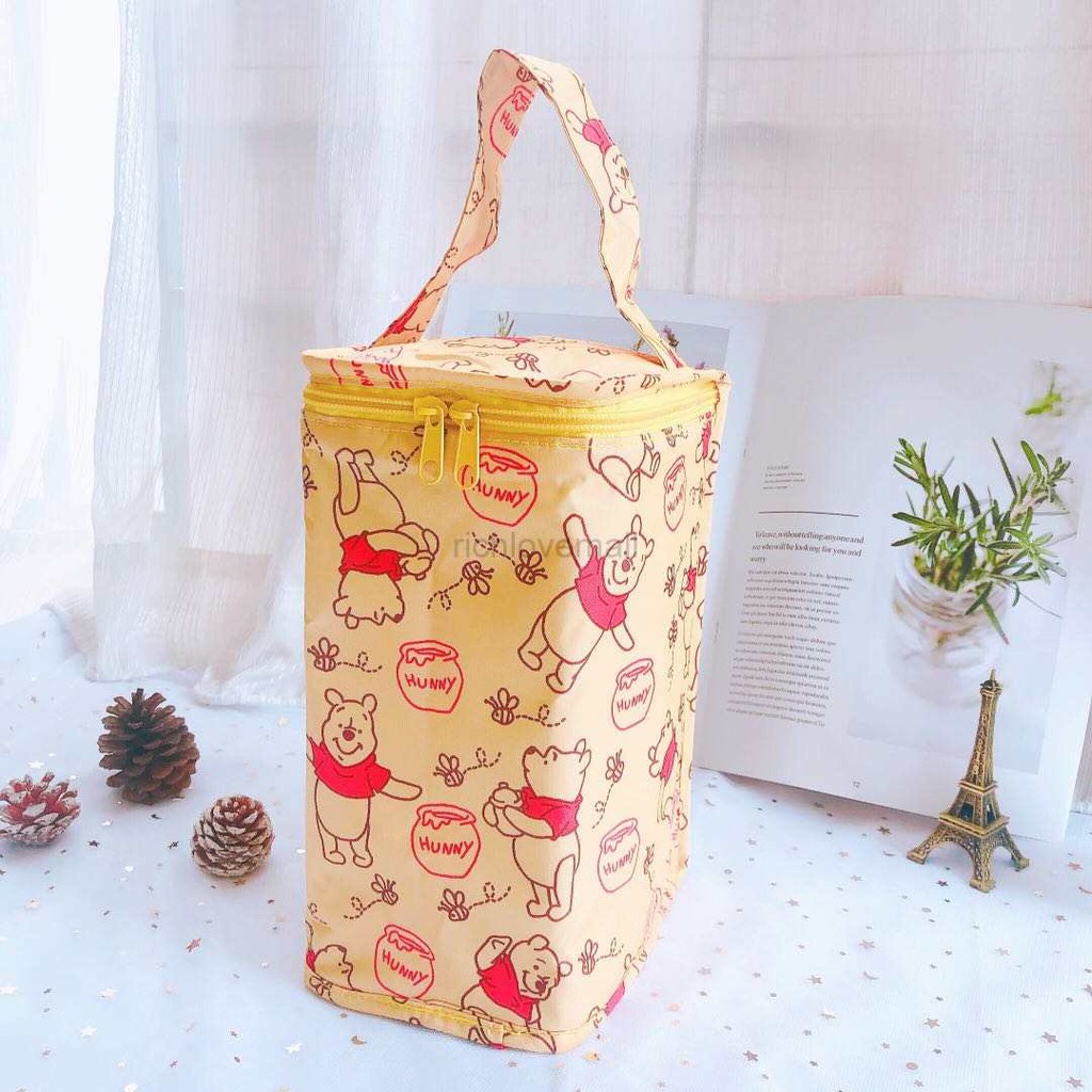 Insulated Bag Breastmilk Lunch Bag Portable Zip Waterproof Picnic ...