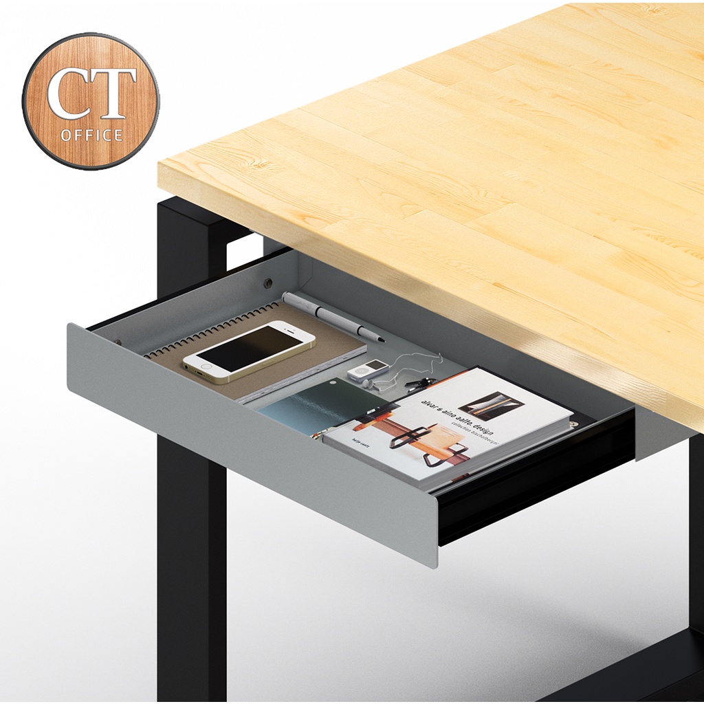 Personal Metal Drawer / Under Desk Storage Organizers / Office Mounted ...