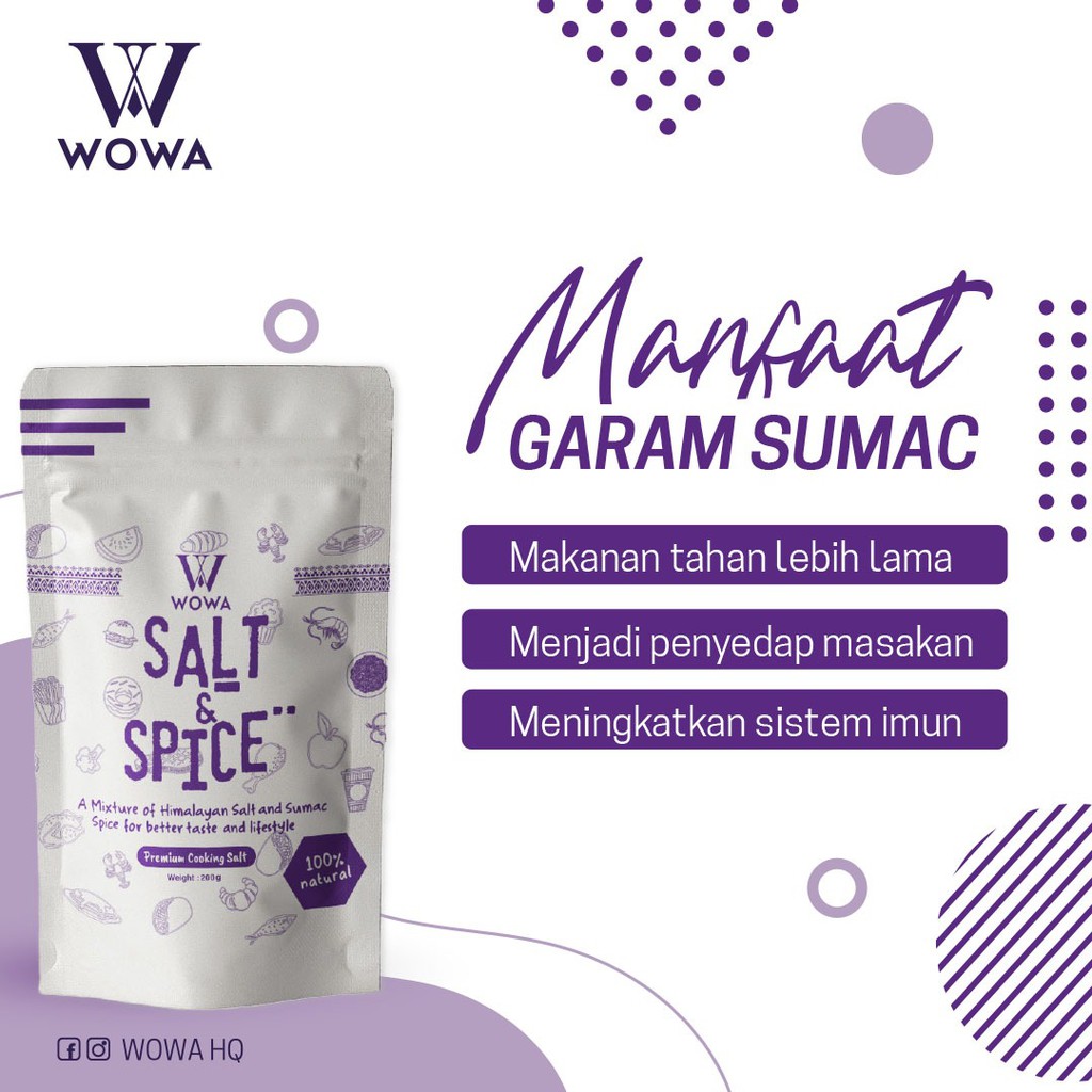 GARAM SUMAC (Salt & Spice) by IMAAN / Premium Cooking Salt / Garam ...