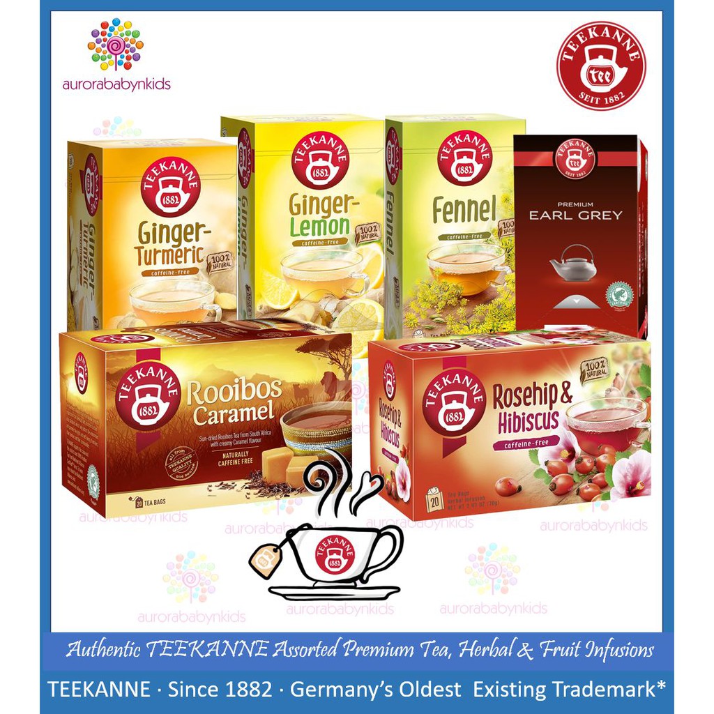 Teekanne Assorted Premium Tea, Herbal & Fruit Infusions Bundle Deals ...