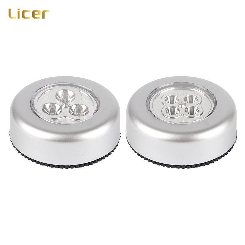 Licer Led Pat Light 4 Leds Battery-Operated Touch Tap Emergency Lamp ...