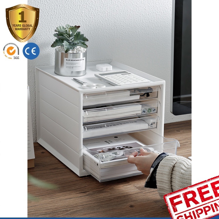 Desktop Shelf Type Desk Drawer Storage Box Rack A4 Paper | Shopee Singapore