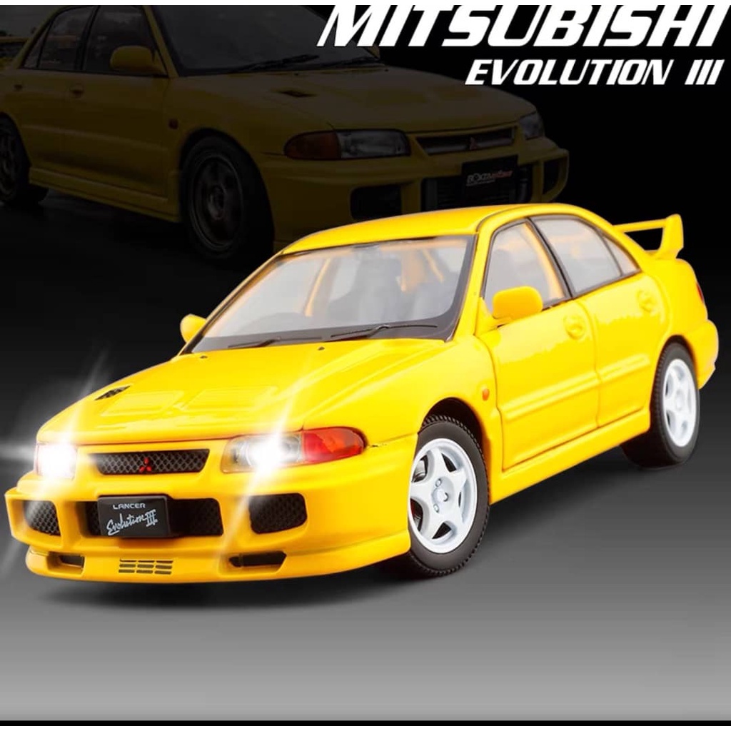 Proton Wira / Mitsubishi Evolution 3, EVO 3, 4G63 scale 1:32 diecast ...