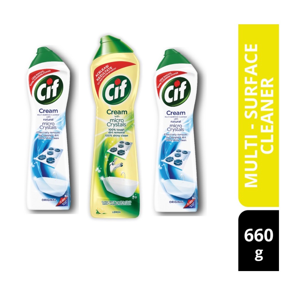 Cif Cleaning Cream 660ml ( Regular & Lemon ) | Shopee Singapore