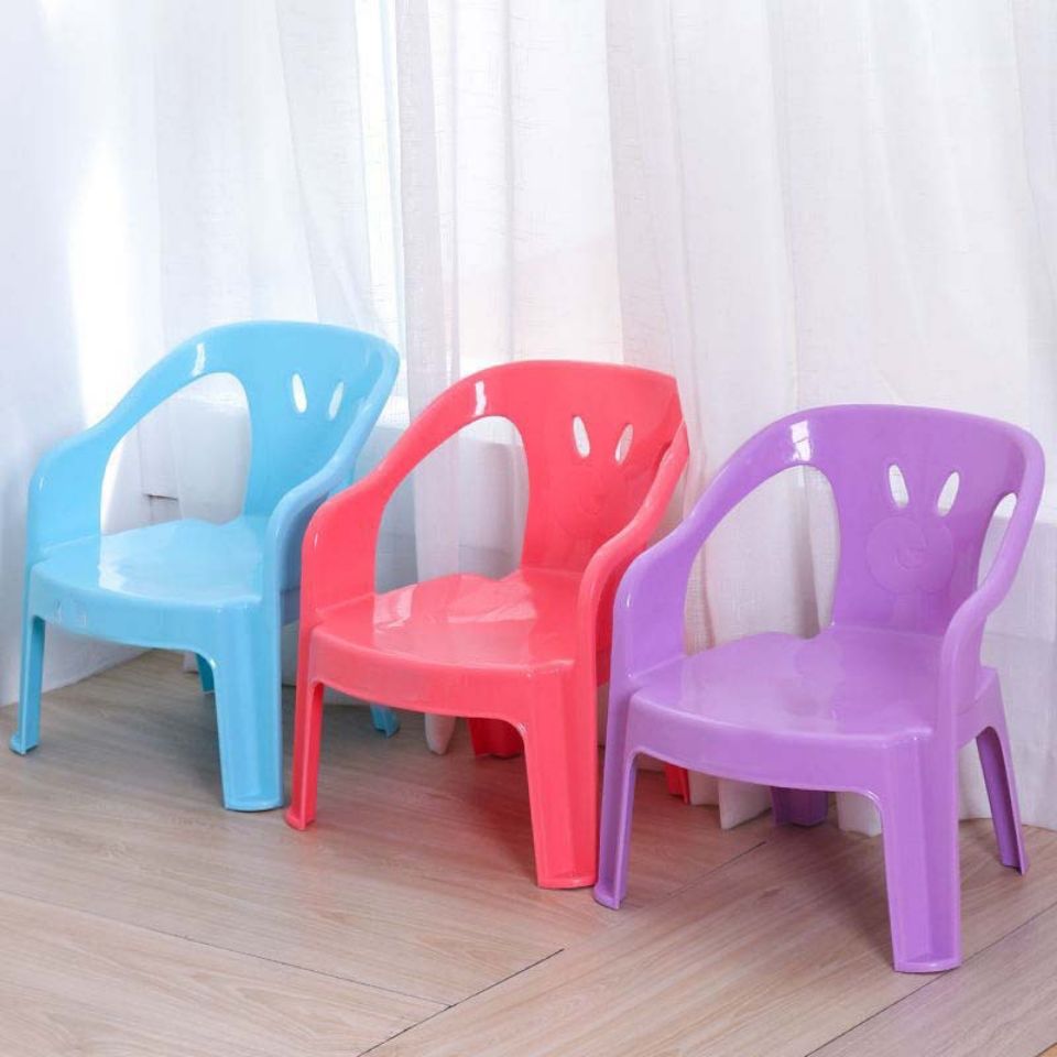 Children thick armrest back chair baby dining chair kindergarten back ...