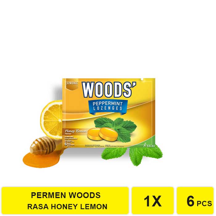 Woods Lozenges Honey Lemon 1sachet @ 6 | Shopee Singapore
