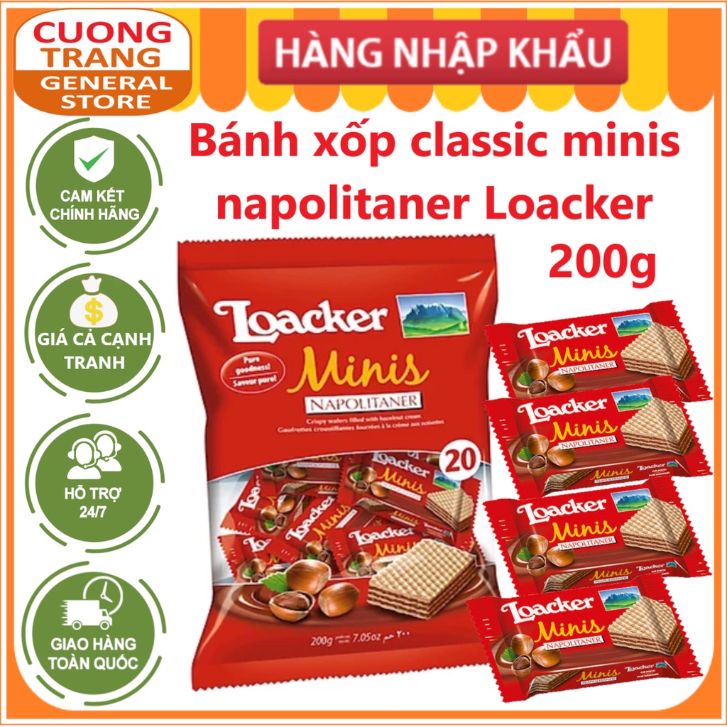 Classic minis napitaner Loacker sponge cake 200g | Shopee Singapore