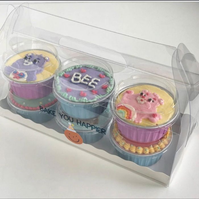 [🇸🇬] Swiss Roll Cake Box Long Cake Packaging Box Roll cake Transparent ...