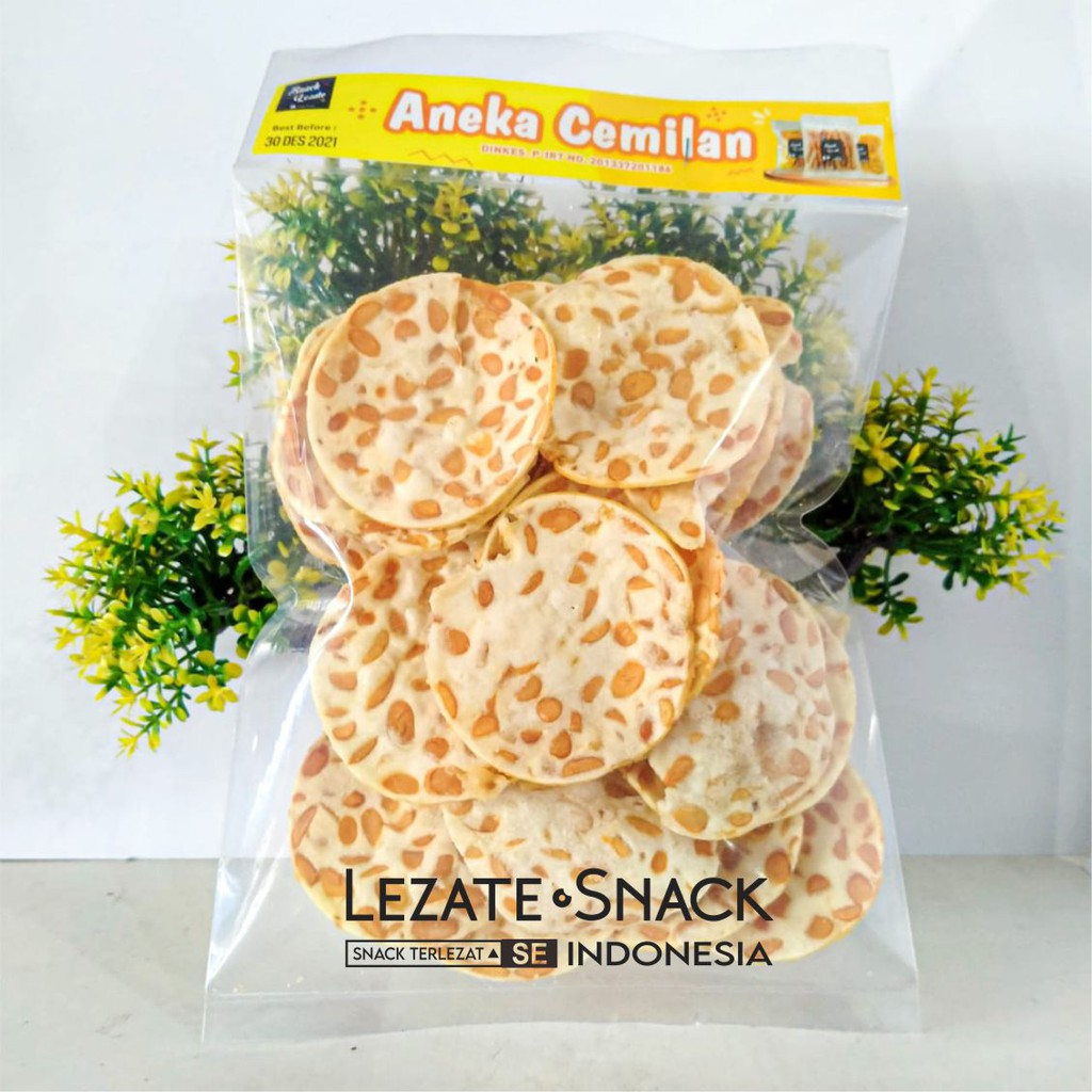 Tempeh Chips 100g / Oven Sago Tempeh Chips / Malang Tempeh Chips ...