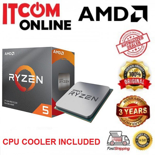 AMD RYZEN 5 3500 3.6GHZ SOCKET AM4 PROCESSOR (100-100000050BOX ...