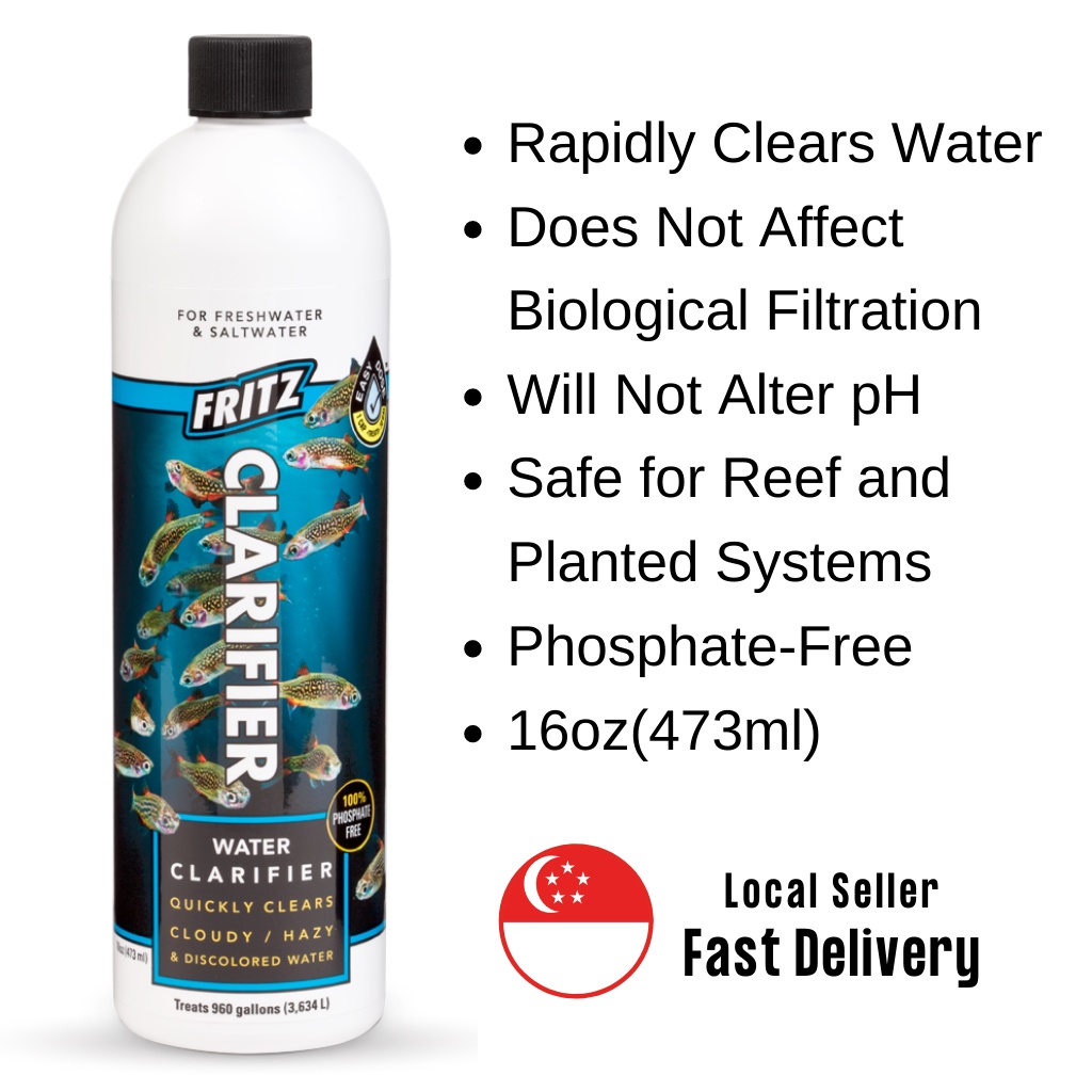 Water Clarifier Clears Cloudy Water for Crystal Clear Aquarium Fish ...