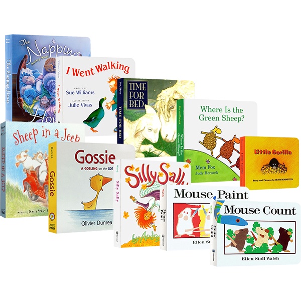 Original HMH Gossie A gosling on the go/Time for Bed /Little Gorilla ...