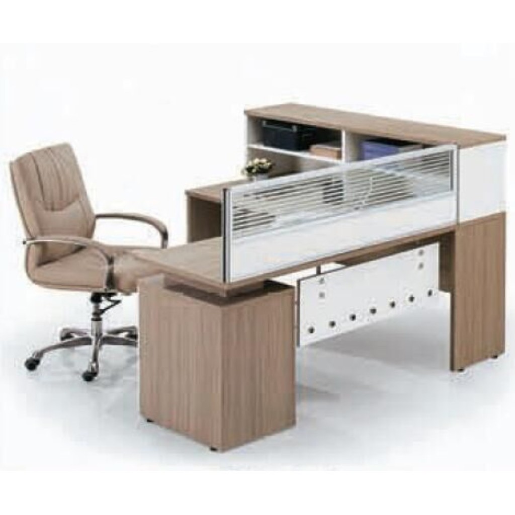 B40-02 Office/Computer Table with Partition/ Workstation(System ...