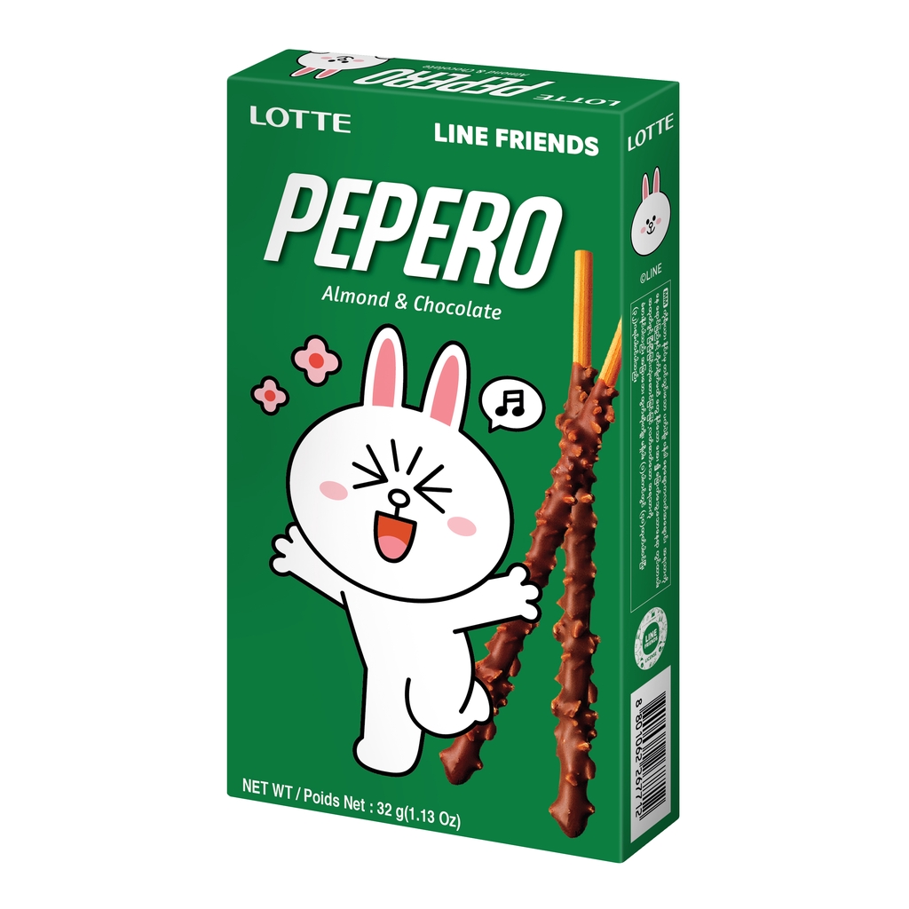 Lotte Almond Pepero Big Pack 1x256g (10002DF) - Ole Ole (Halal ...