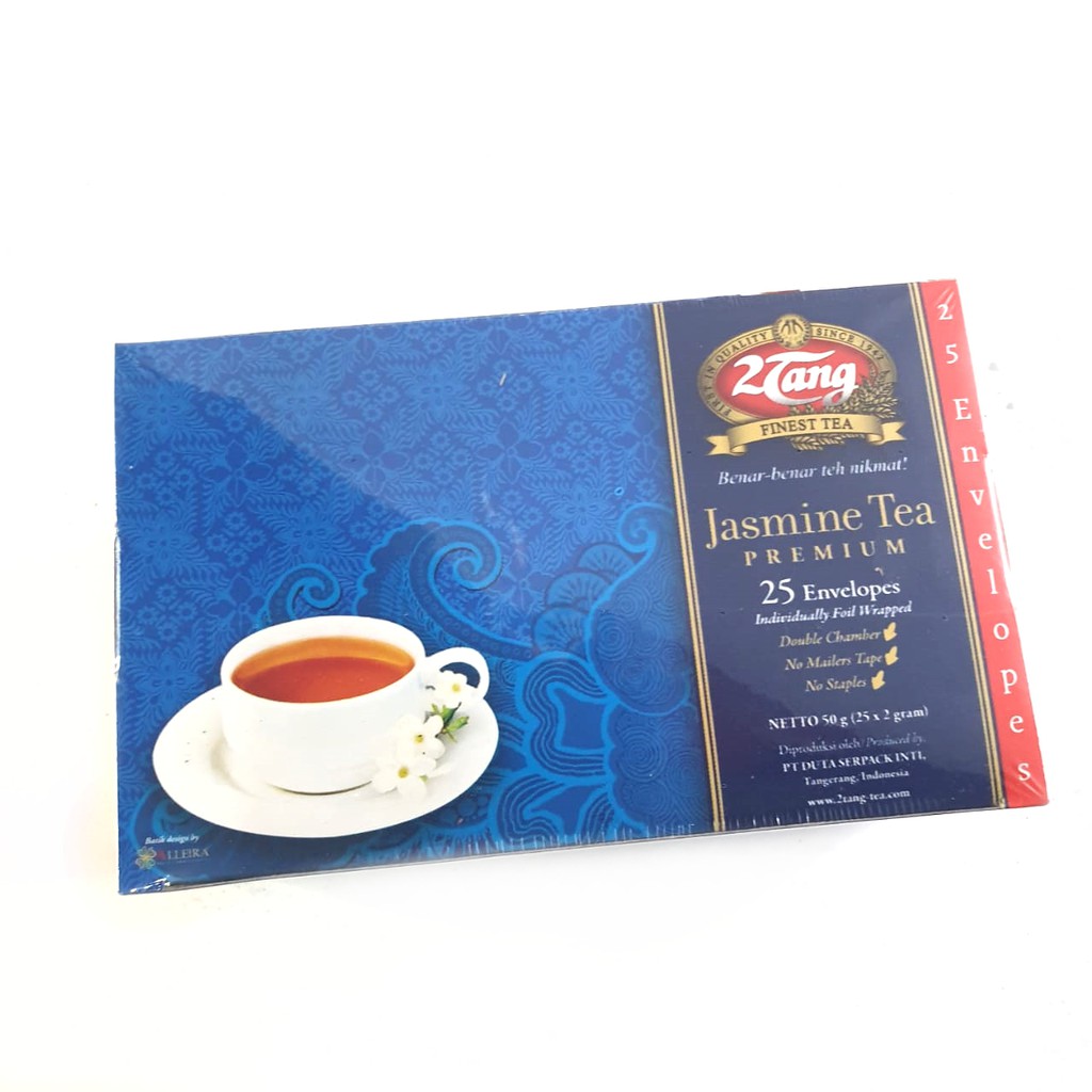 Tea 2 Tang / 2 Tang / Two Tang Jasmine Tea Premium contains 25 Pcs ...