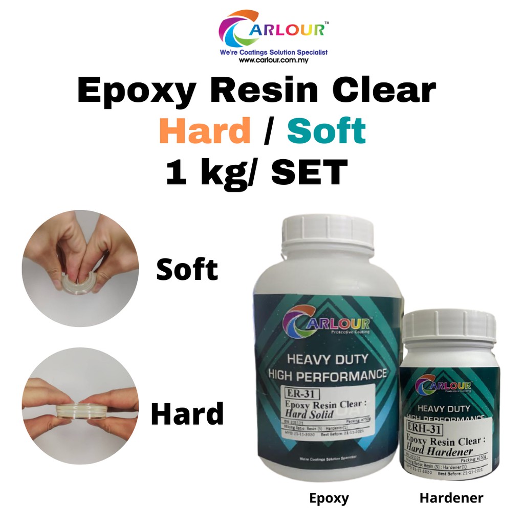 Polyester Resin / Epoxy Resin 100g / 500g / 1kg Transparent Super Clear ...