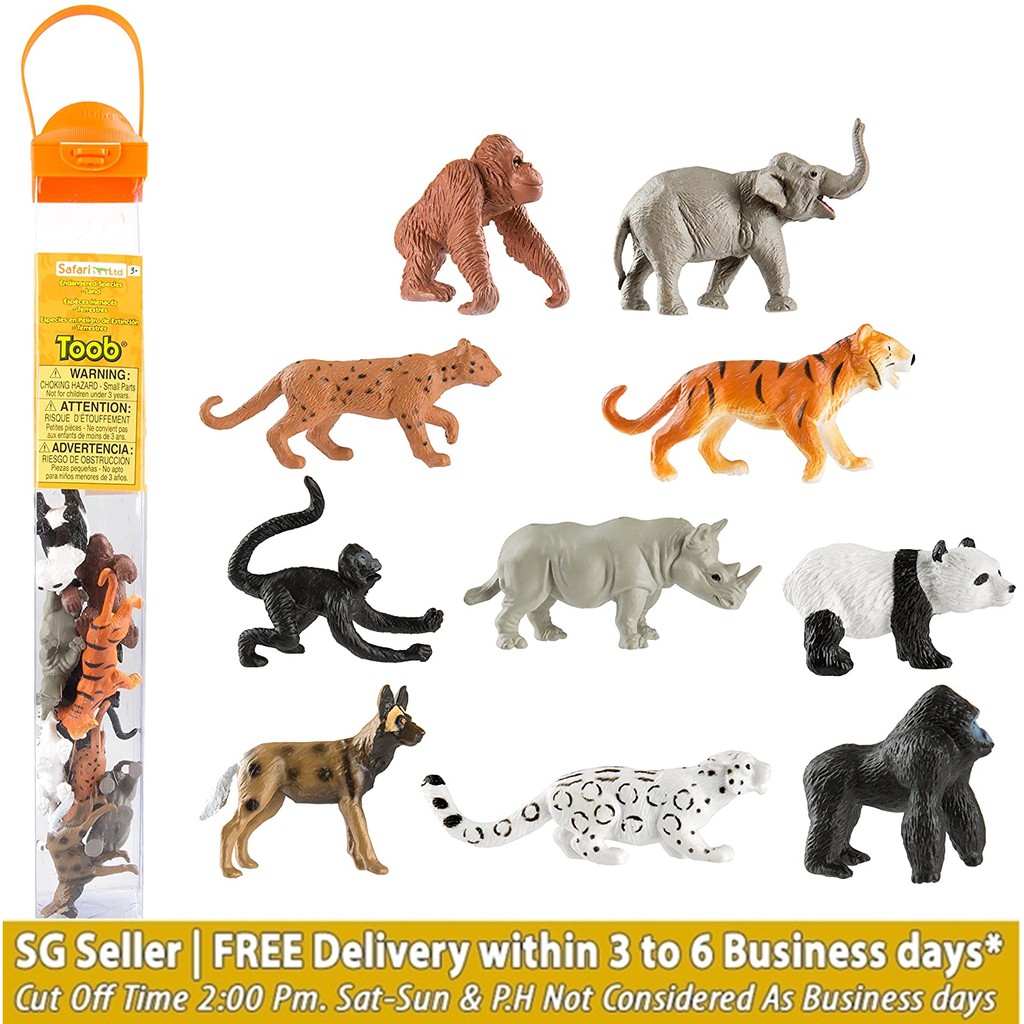 Safari Ltd Endangered Species Land Toobs | Shopee Singapore