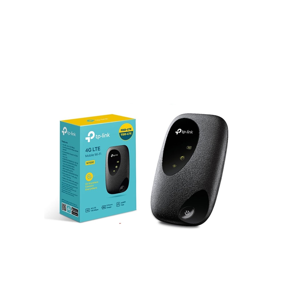 TP-Link M7000 150Mbps Wireless Portable 4G LTE Sim Card Mobile WiFi ...