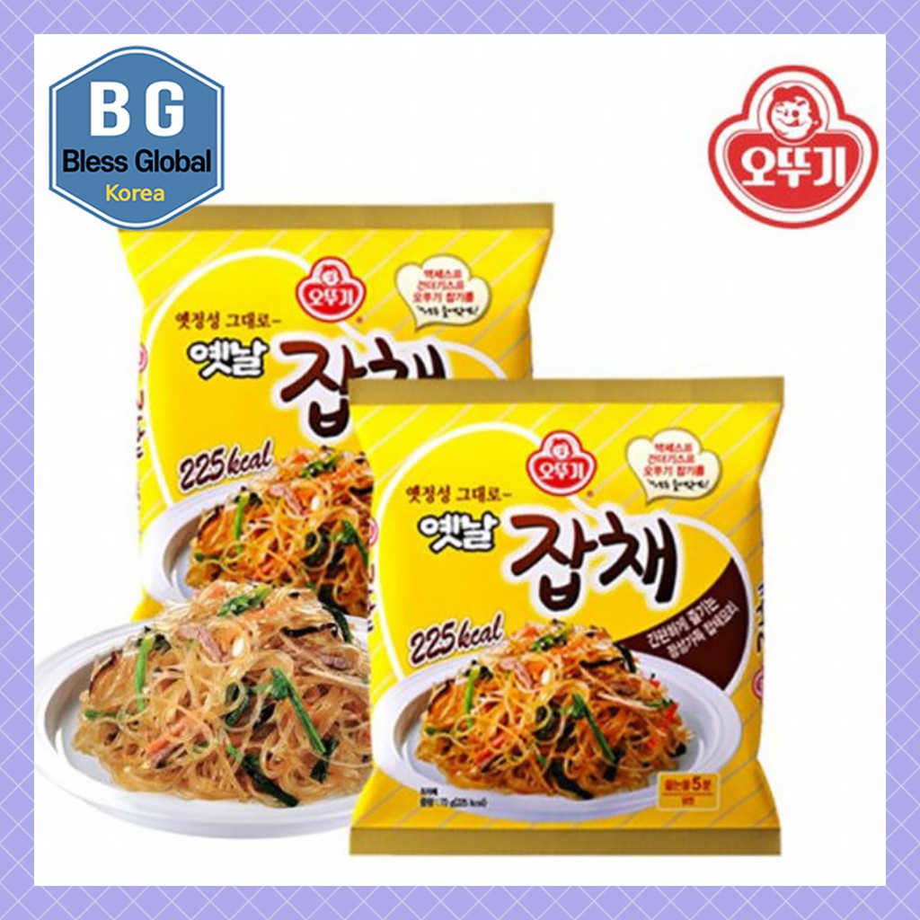 Instant Noodles Ottogi Convenient Japchae 75g Ramen Traditional Korean ...