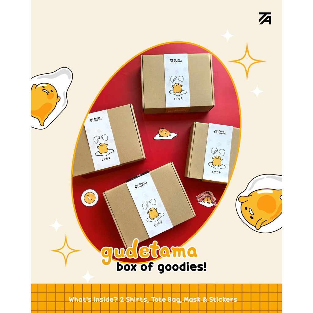 Gudetama Box Set | Thrift Apparel | Shopee Singapore