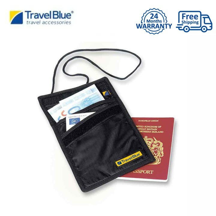 Travel Blue RFID Blocking Slimline Neck Wallet - Black - TB-125 ...