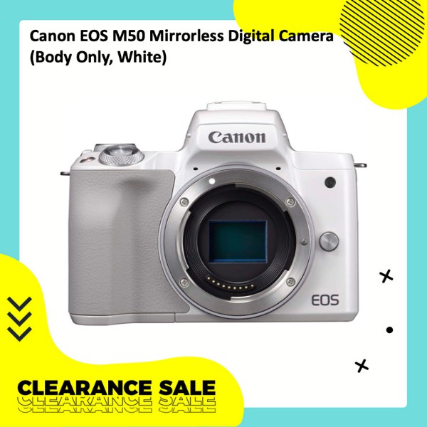 (Clearance Sales) Canon EOS M50 Mirrorless Digital Camera (Body Only ...