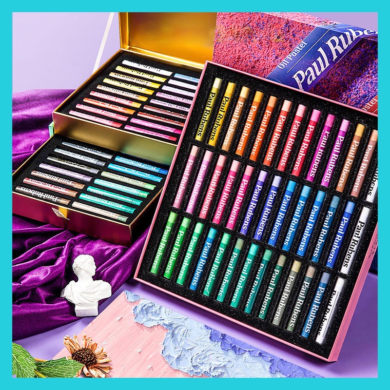 Paul Rubens Artist Oil Pastel 12/24/36/48 Colors Set Professional Painting Crayons Graffiti Soft ...