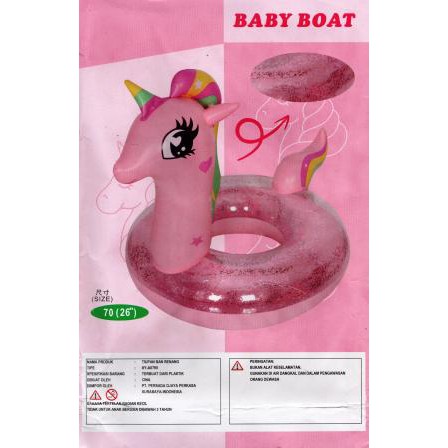 Unicorn children's swimming float 70cm GLITTER - pony float - children's float | Shopee Singapore