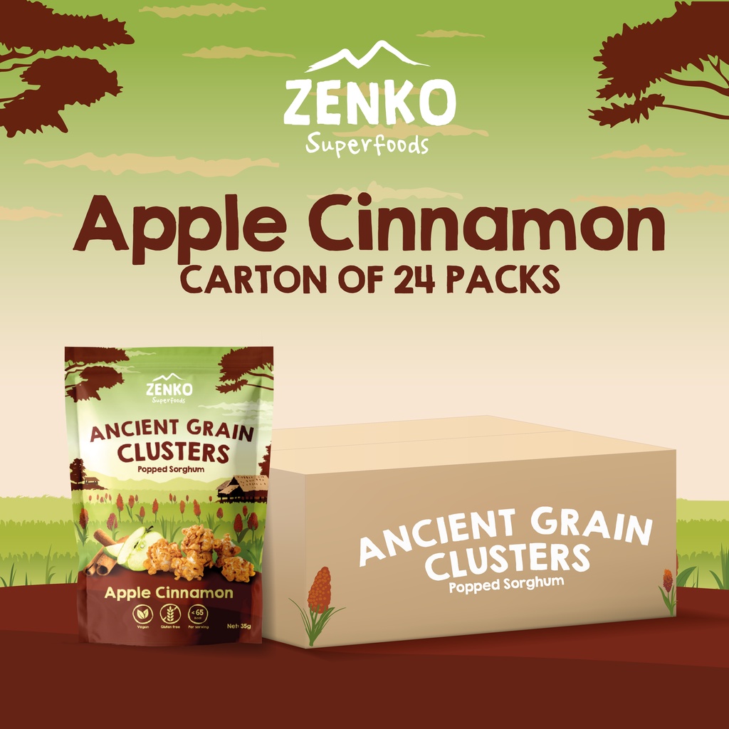 ZENKO Superfoods - Ancient Grain Clusters - Apple 24 packs (Healthy ...