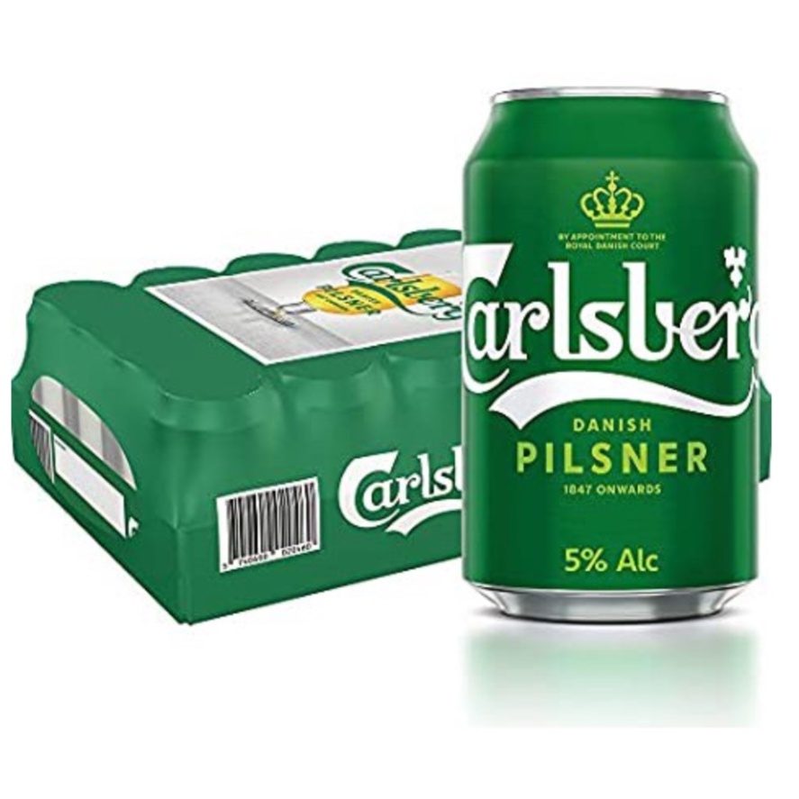 Carlsberg Danish Pilsner Beer 24 Can x 320ml Carton Deal Promotion ...