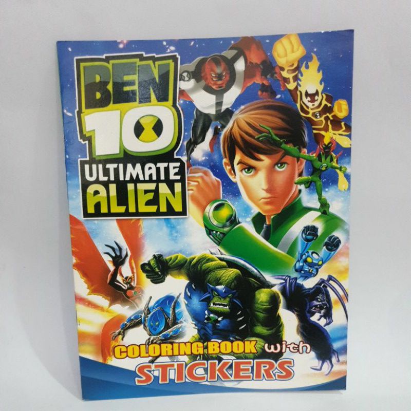 Ben 10 Coloring Book with Stickers | Shopee Singapore