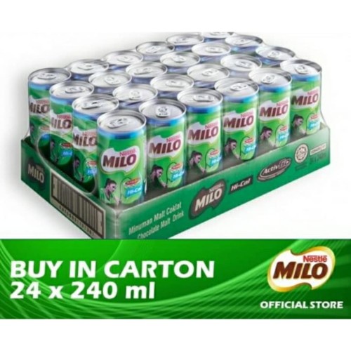 24x【Nestle Milo Chocolate Malt Can Drink 240ml】 | Shopee Singapore