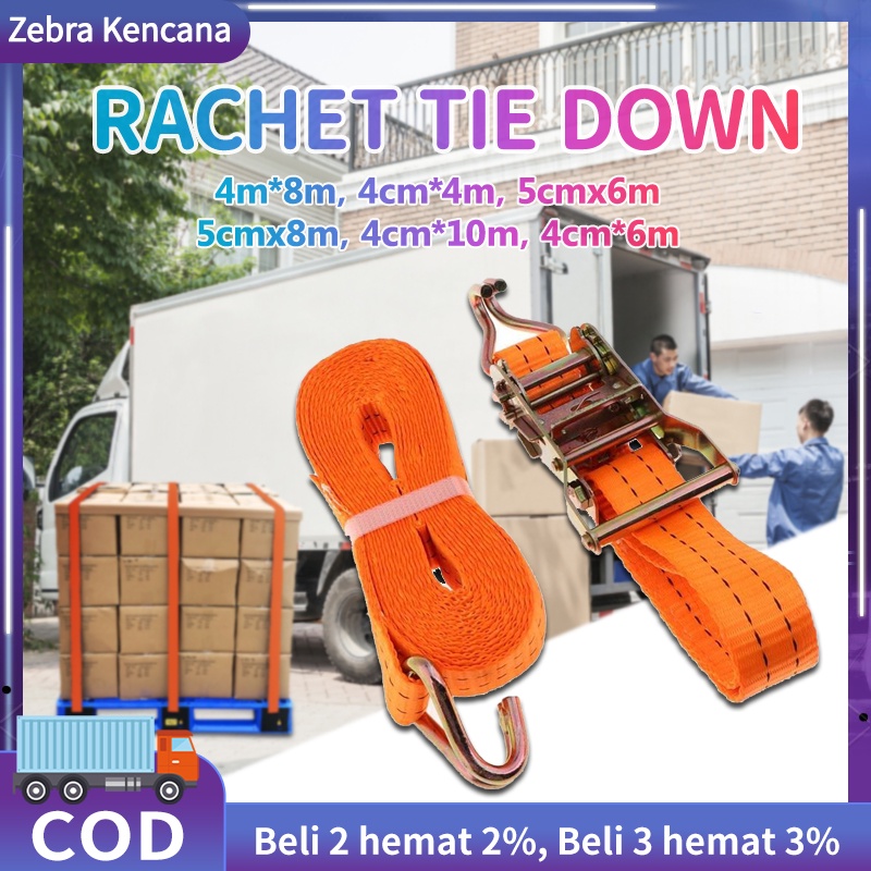 4-10m 10ton Ratchet Tie Down Speed Strap /Cargo Lashing Belt /Trackbelt ...