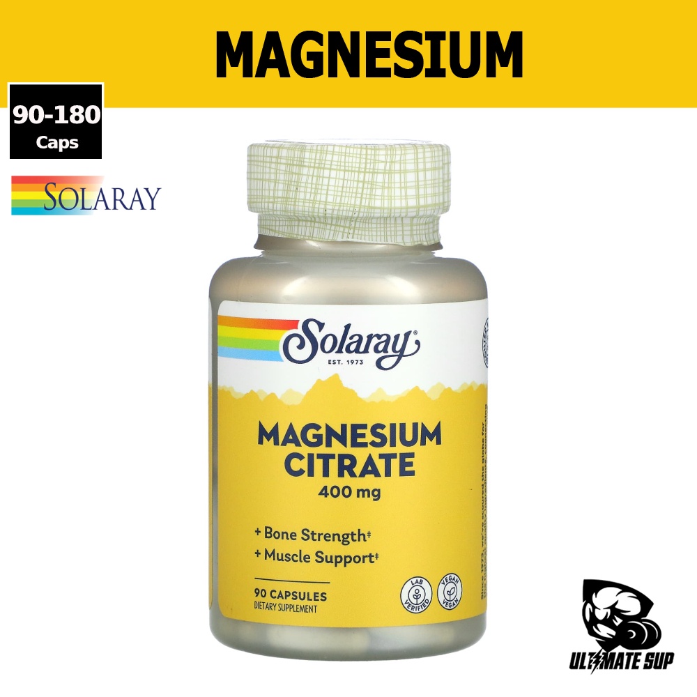 Solaray, Magnesium Citrate, Muscle Builder, Citric Acid, Calcium ...